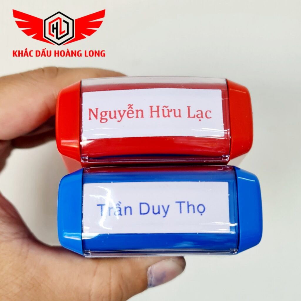 Con Dấu Tên Font Chữ Đơn Giản - Khắc dấu Hoàng Long
